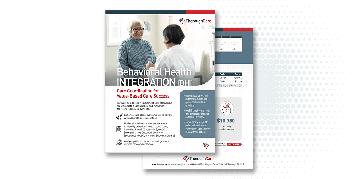 Download a Behavioral Health Integration Brochure | ThoroughCare