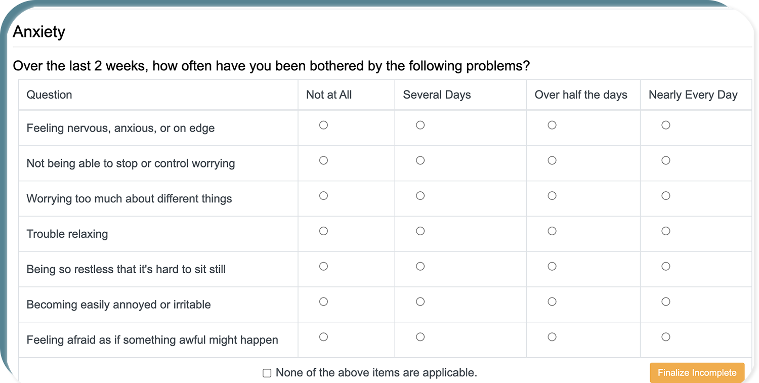 Maximizing the Value of Patient Assessments