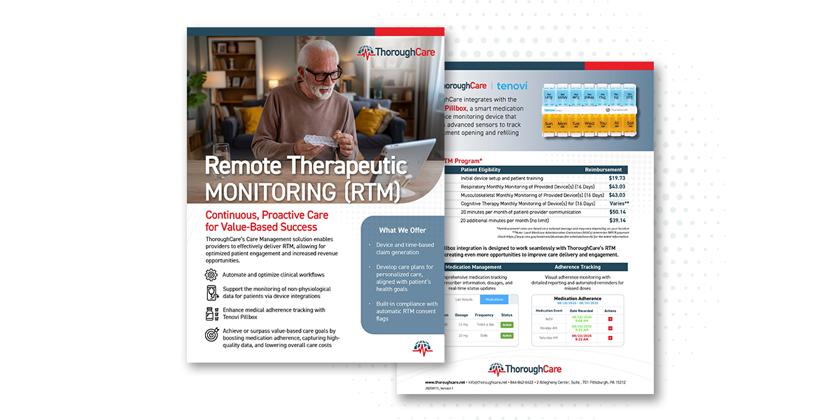 Download a Remote Therapeutic Monitoring Brochure | ThoroughCare