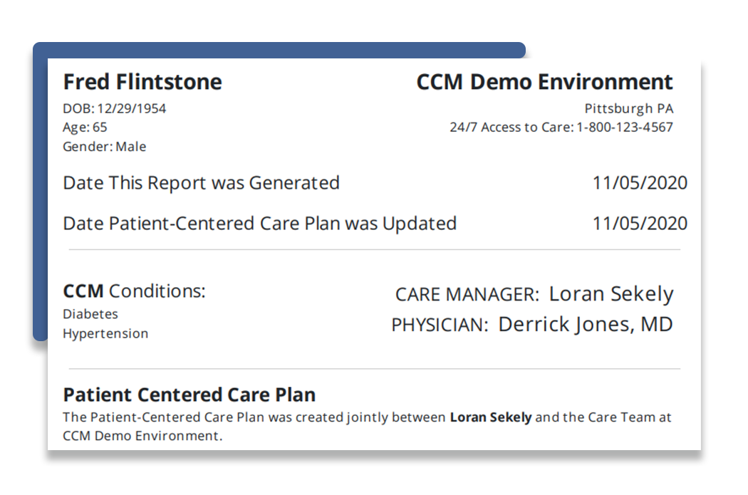 Chronic Care Management Software | Medicare Reimbursement