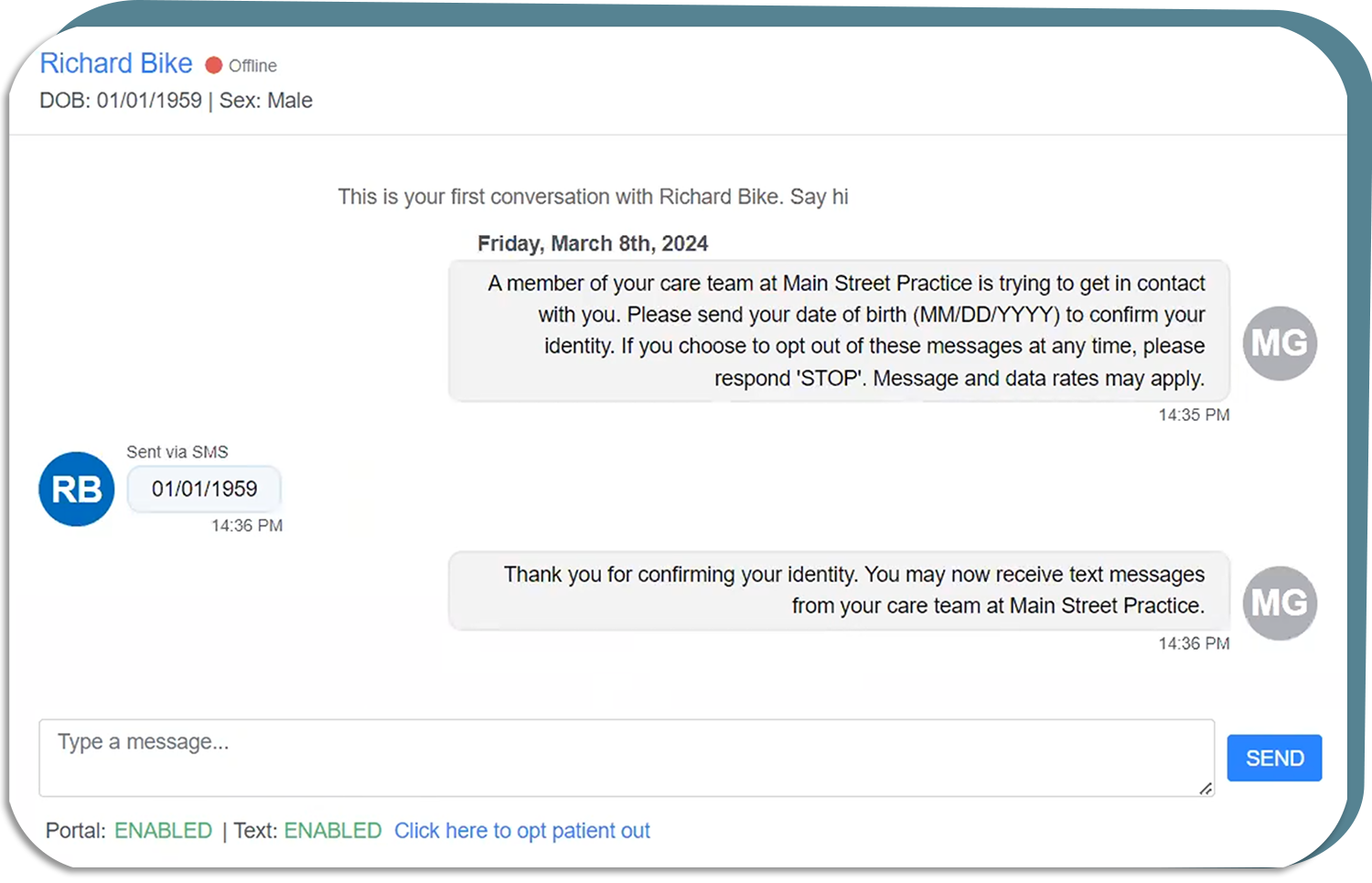 Engaging Patients Through Secure Texting
