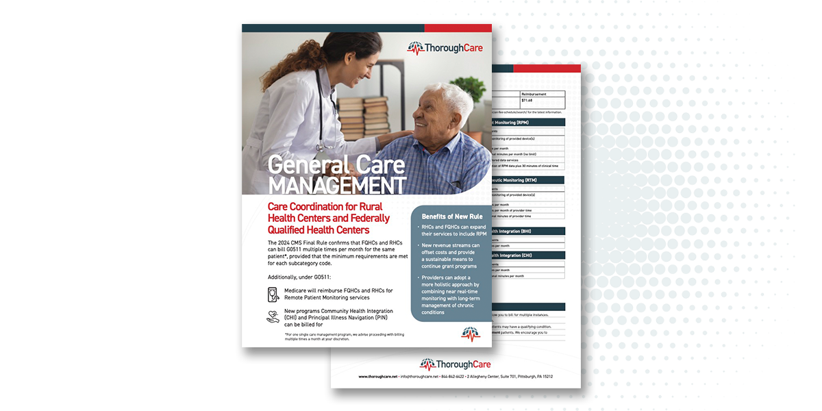 Download a General Care Management Brochure | ThoroughCare